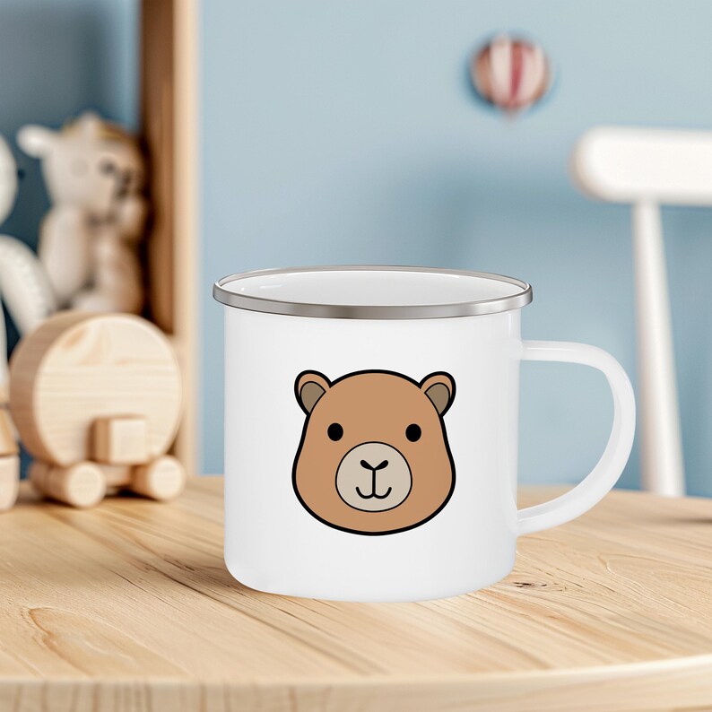 Capybara Face SVG, Jungle Animals Clipart, Cute Capybara Vector ...