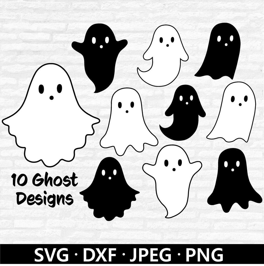 GHOST SVG Halloween Svg Ghosts Svg Ghost Svg Bundle Ghost - Etsy