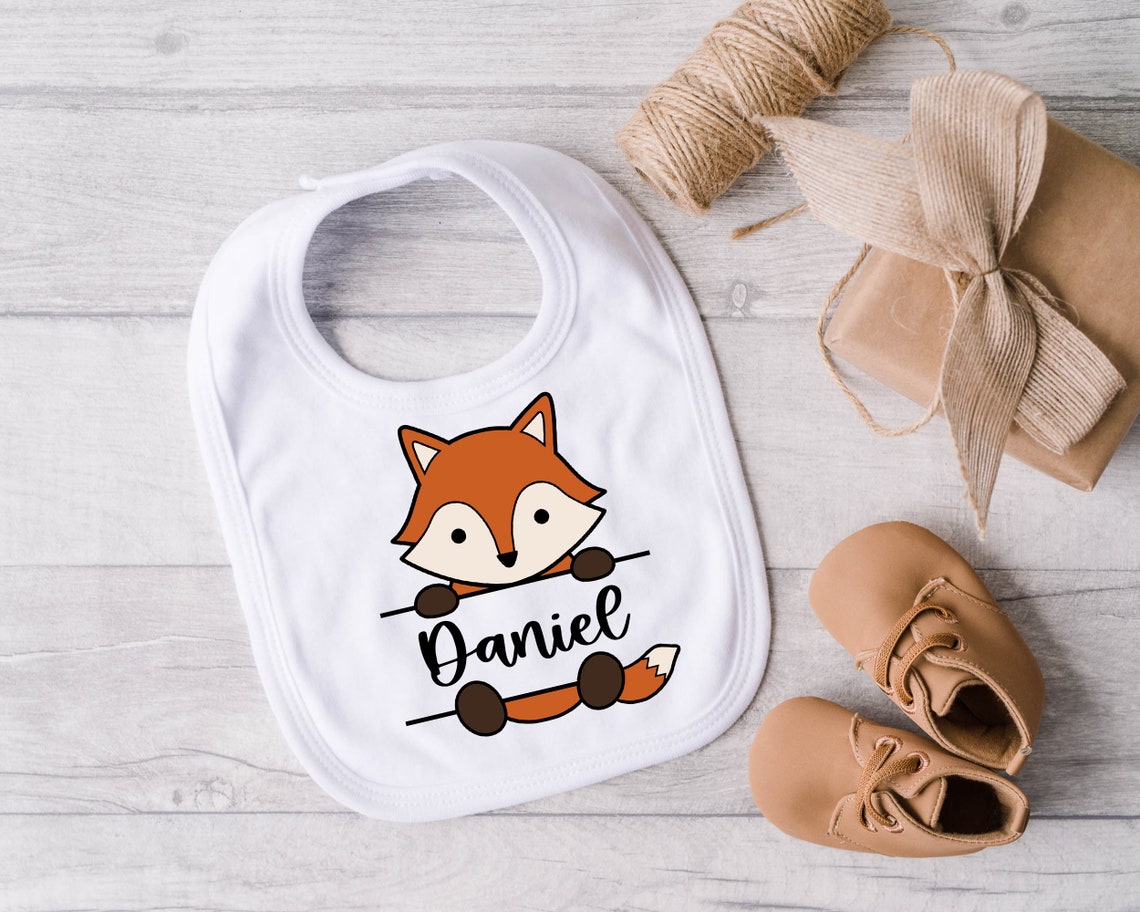 Fox Monogram SVG, Personalized Name Tag, Woodland Clipart (digital ...