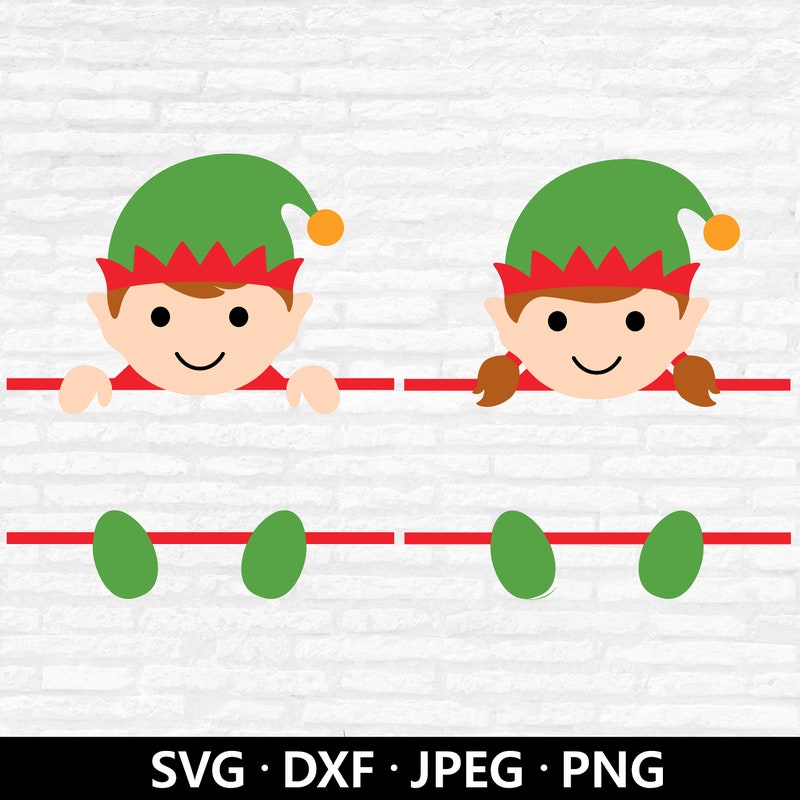 Christmas Elves Svg - Etsy