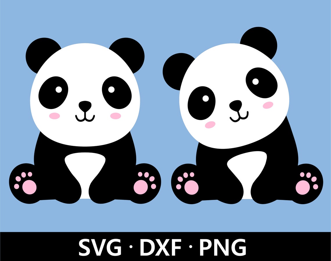 Baby Panda SVG Cuttable Baby Panda SVG Panda Svg Dxf File - Etsy