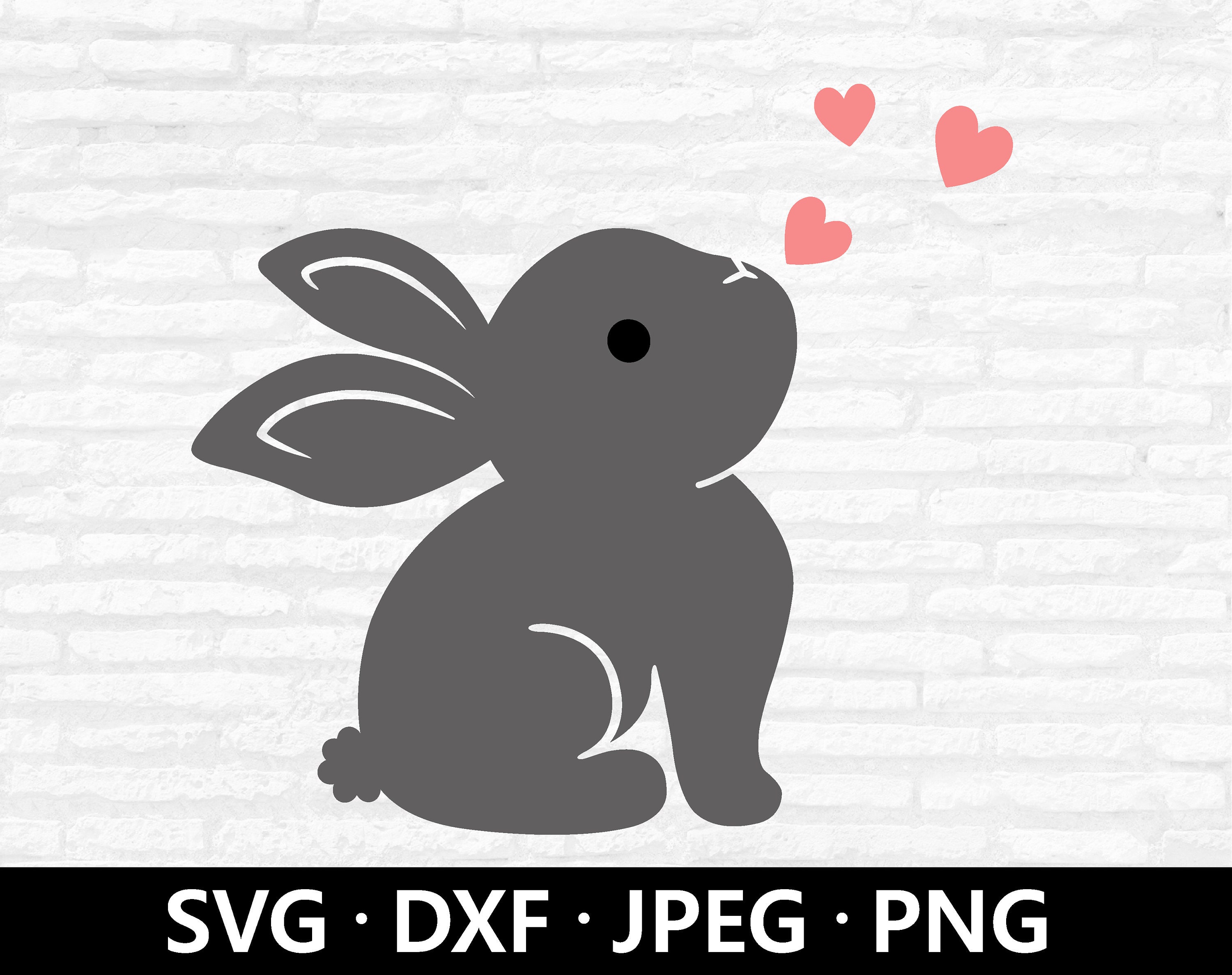 Cute Baby Bunny SVG Easter Bunny Cut File Rabbit SVG Baby - Etsy