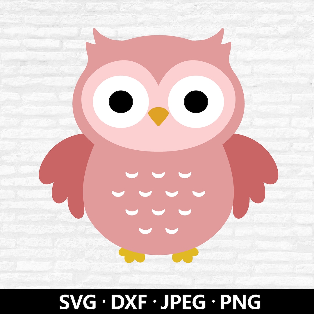 Cute Owl SVG, Owl Cutting File, Owl Vector, Owl Clipart, Baby Shower ...