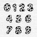 Cow Print Alphabet SVG: Font, Numbers, Letters Cut File (digital ...