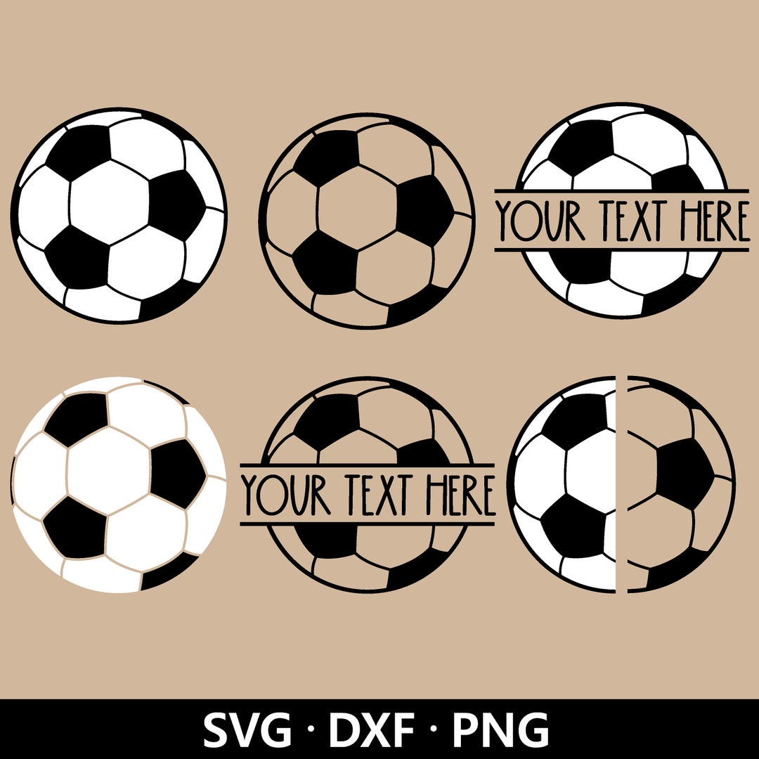 Soccer Ball SVG, Soccer Svg Bundle, Sports Svg, Soccer Ball Split ...