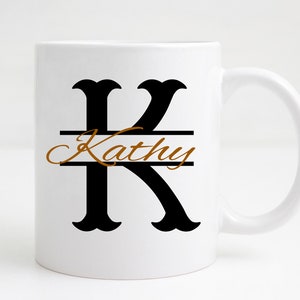 Fishtail Split Monogram SVG, Fishtail Alphabet Letter PNG File, Split ...