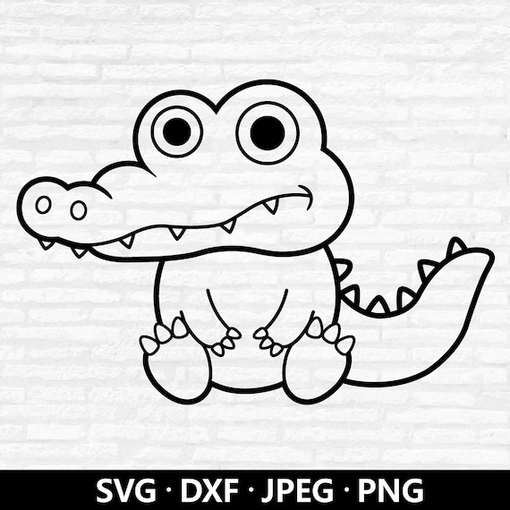Baby Alligator Drawing Baby Alligator Vector Images | Depositphotos
