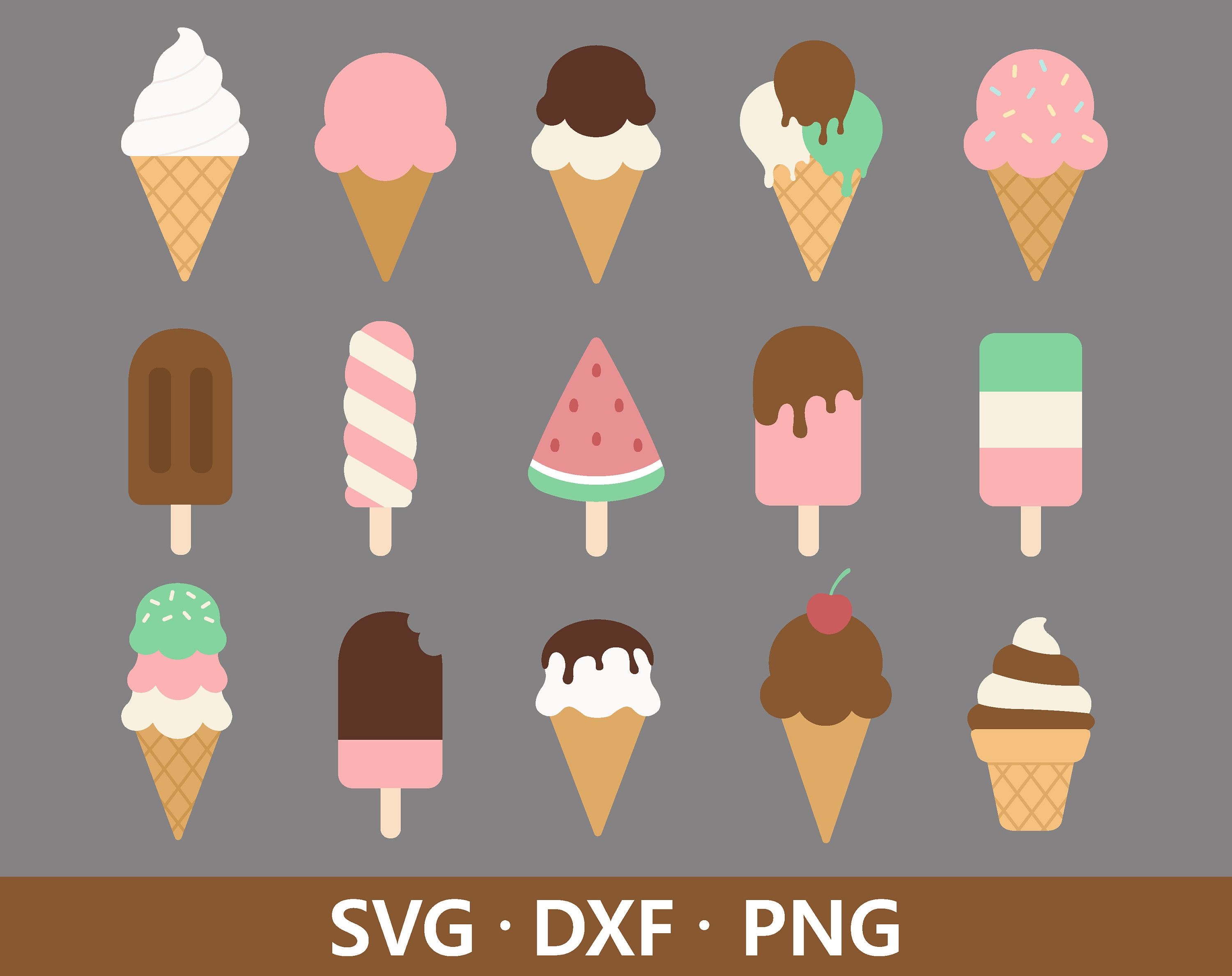 Icecream SVG Ice Cream Cone Cut File Sweet Ice Cream Svg - Etsy Canada