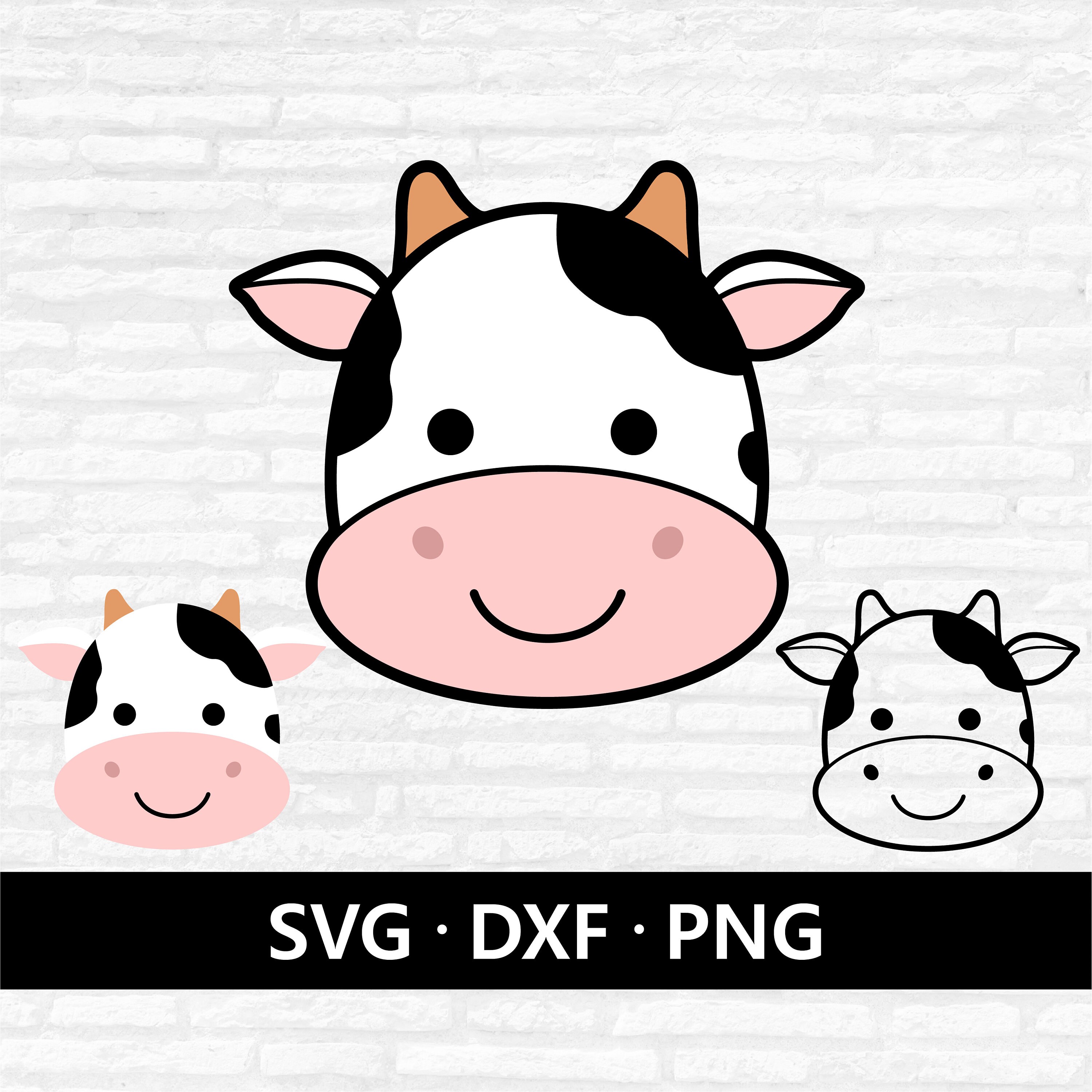 Cartoon Beef Cow Head