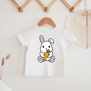 Bunny Carrot SVG, Easter Bunny With Carrot Vector, Kids Baby Rabbit ...