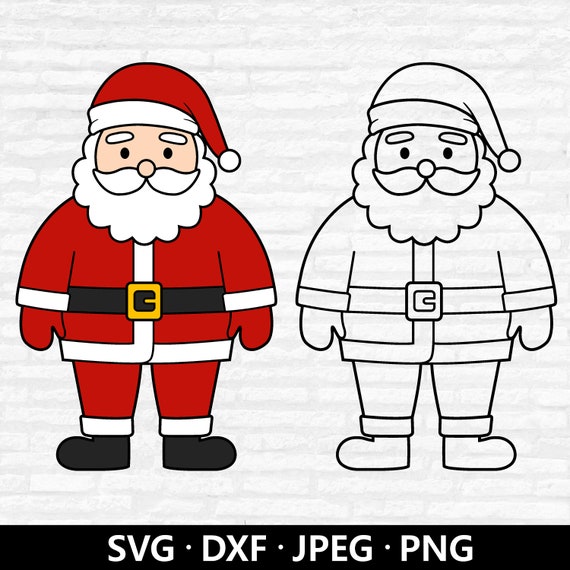 Santa claus outline store