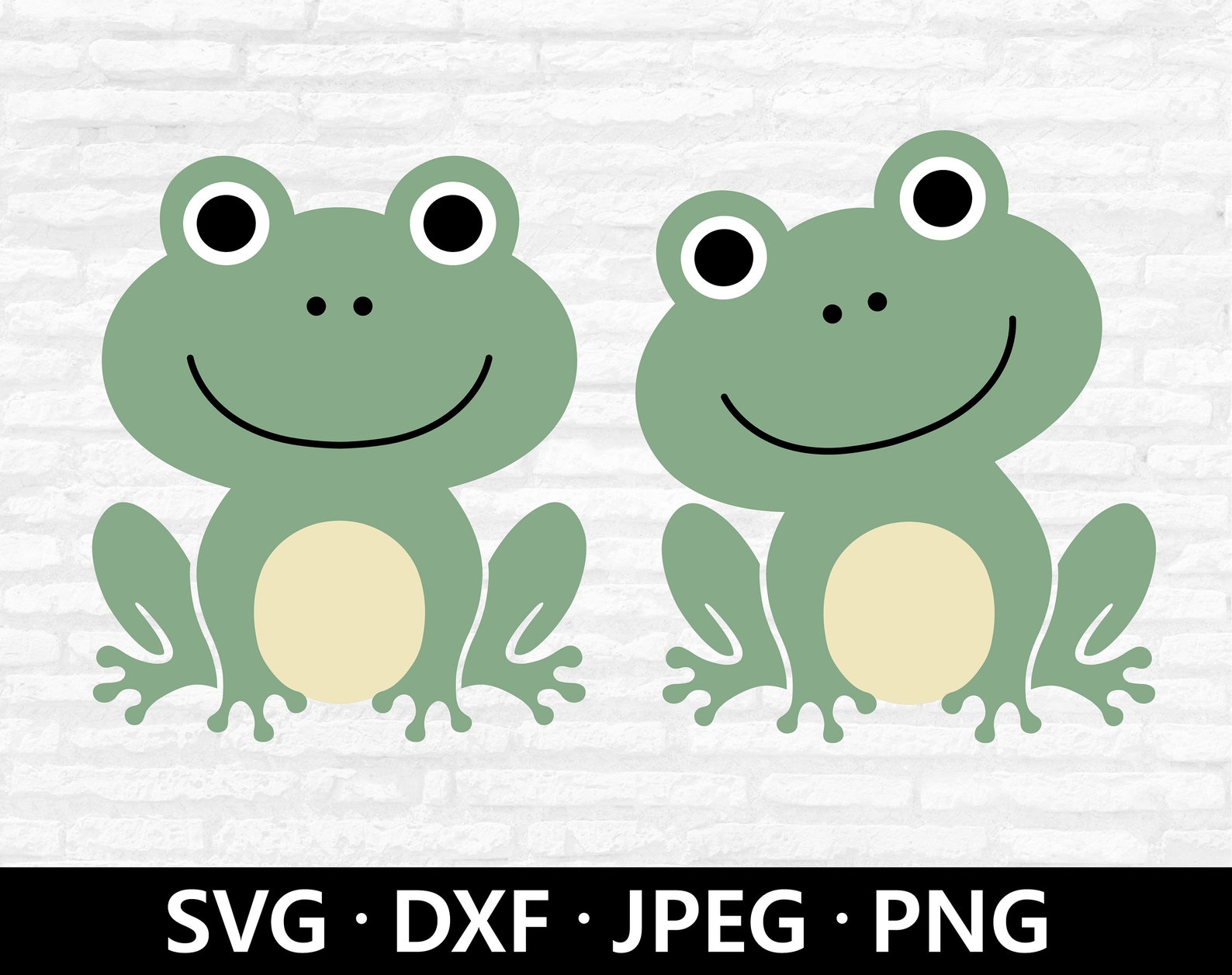 Cute Frog SVG Frog SVG Files for Cricut Frog Clipart Frog - Etsy