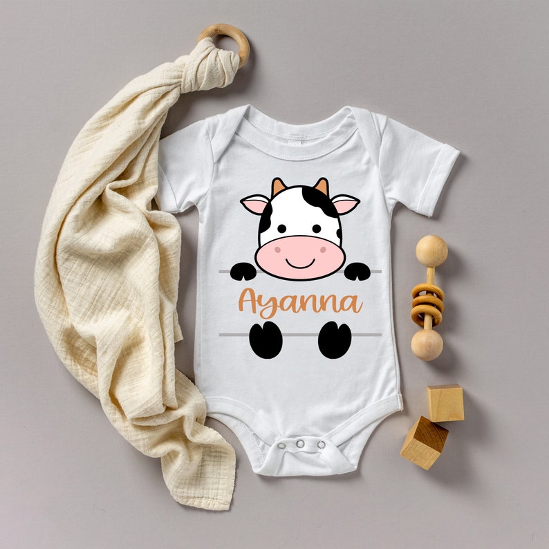 Cow Monogram SVG Baby Cow SVG Cute Cow Cut File Baby Shower - Etsy UK