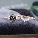 Oval Cut Black Rutilated Quartz Engagement Ring Set Rose Gold - Etsy