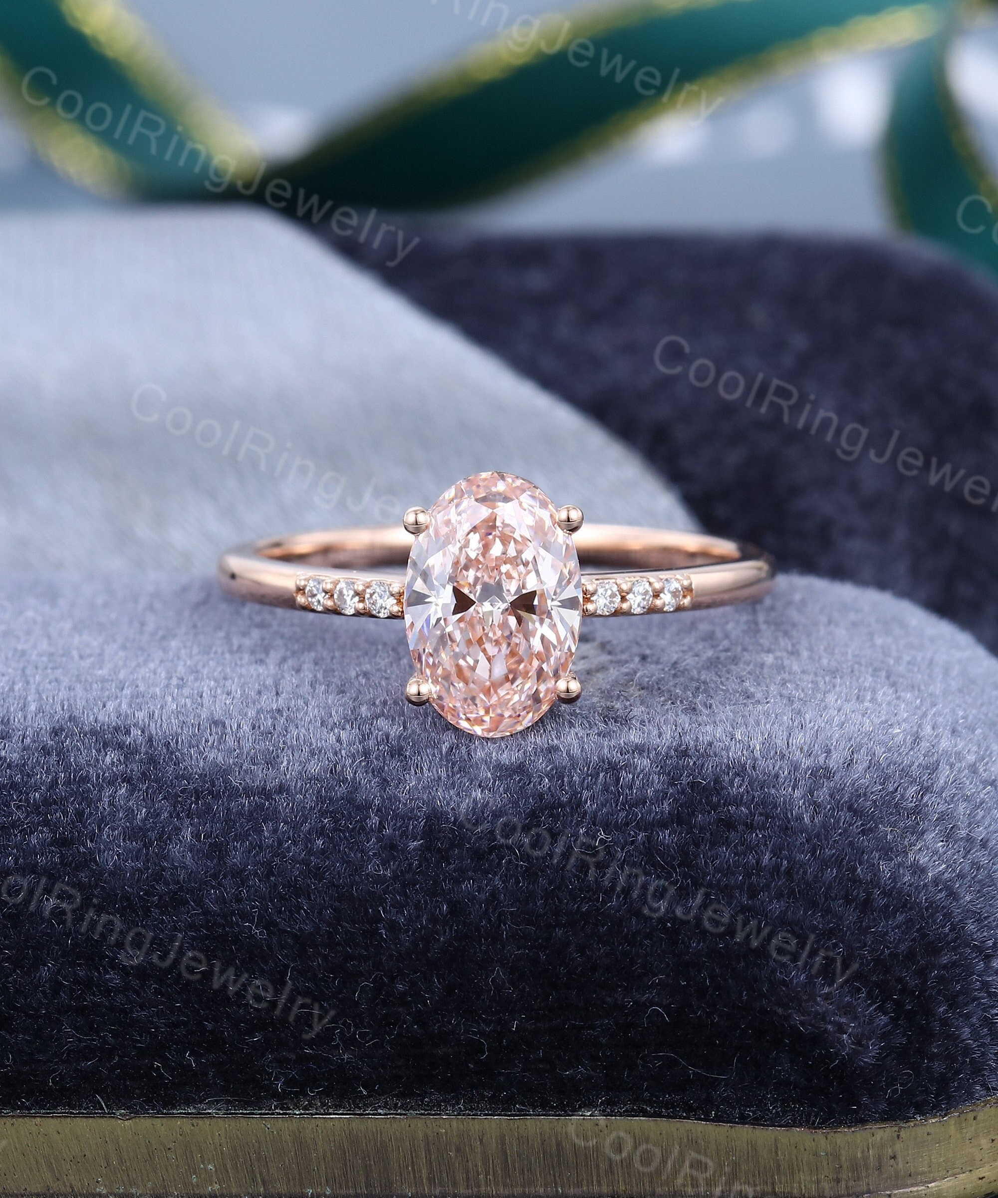 Rose Colored Diamond Engagement Rings