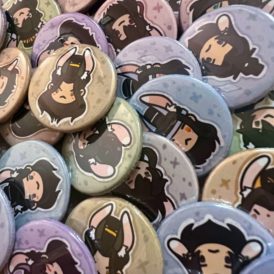 MDZS: Buns Buttons - Etsy