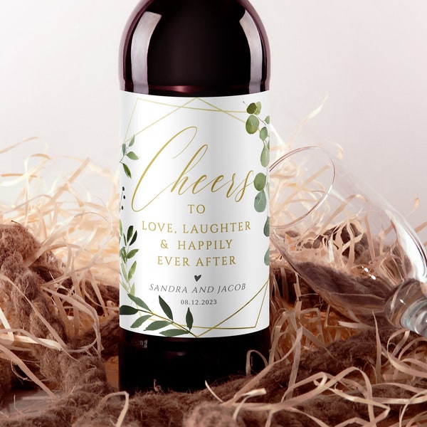 Rustic Wedding Label - Etsy