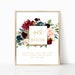 Favor Tag Template, Navy Blue and Blush Gold Wedding Gift Tag, Thank ...