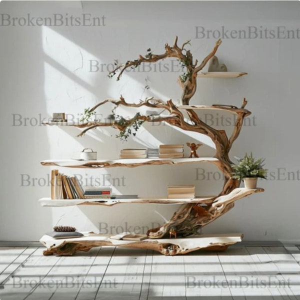 Whimsical Bookcase - Etsy