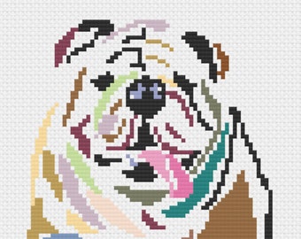 Needlepoint Dog Canvas French Bulldog - Etsy