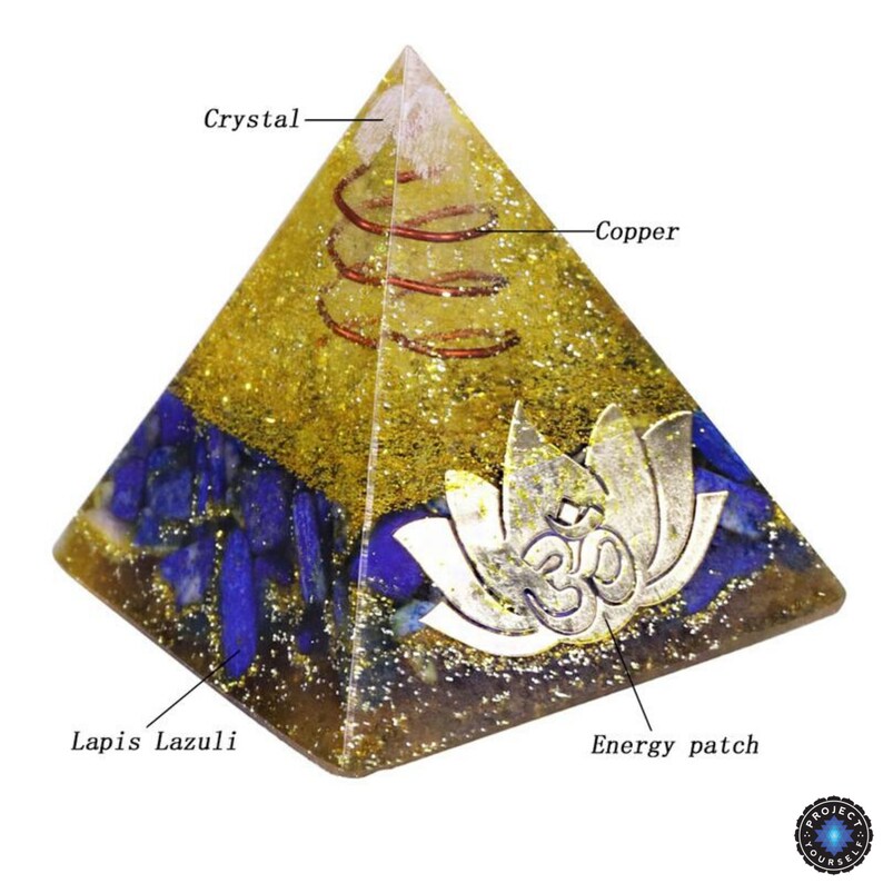 Lapis Lazuli Orgone Wisdom Pyramid - Etsy