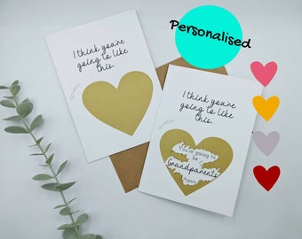 Baby Announcement Scratch Card - Etsy