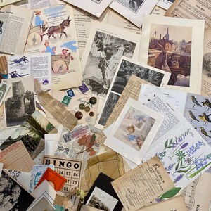 HUGE Ephemera Pack 90pieces All Authentic 1880s 1960s Postcards ...