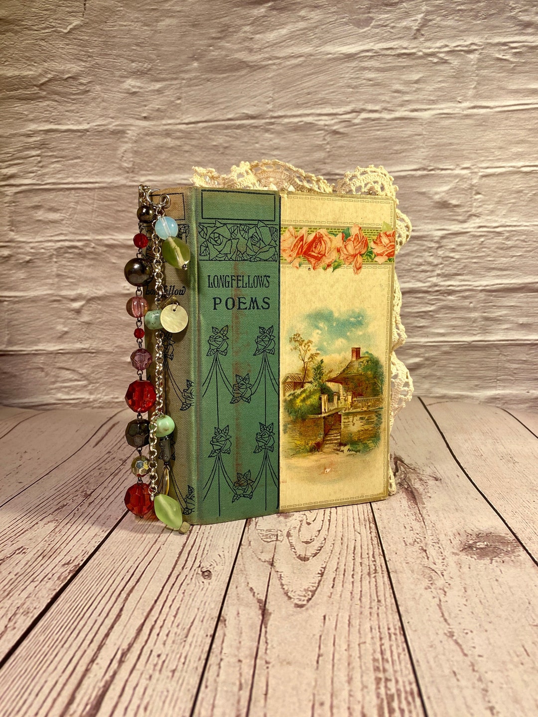 Antique Junk Journal 1890's Poetry-cottage Handmade-rare dozens of ...