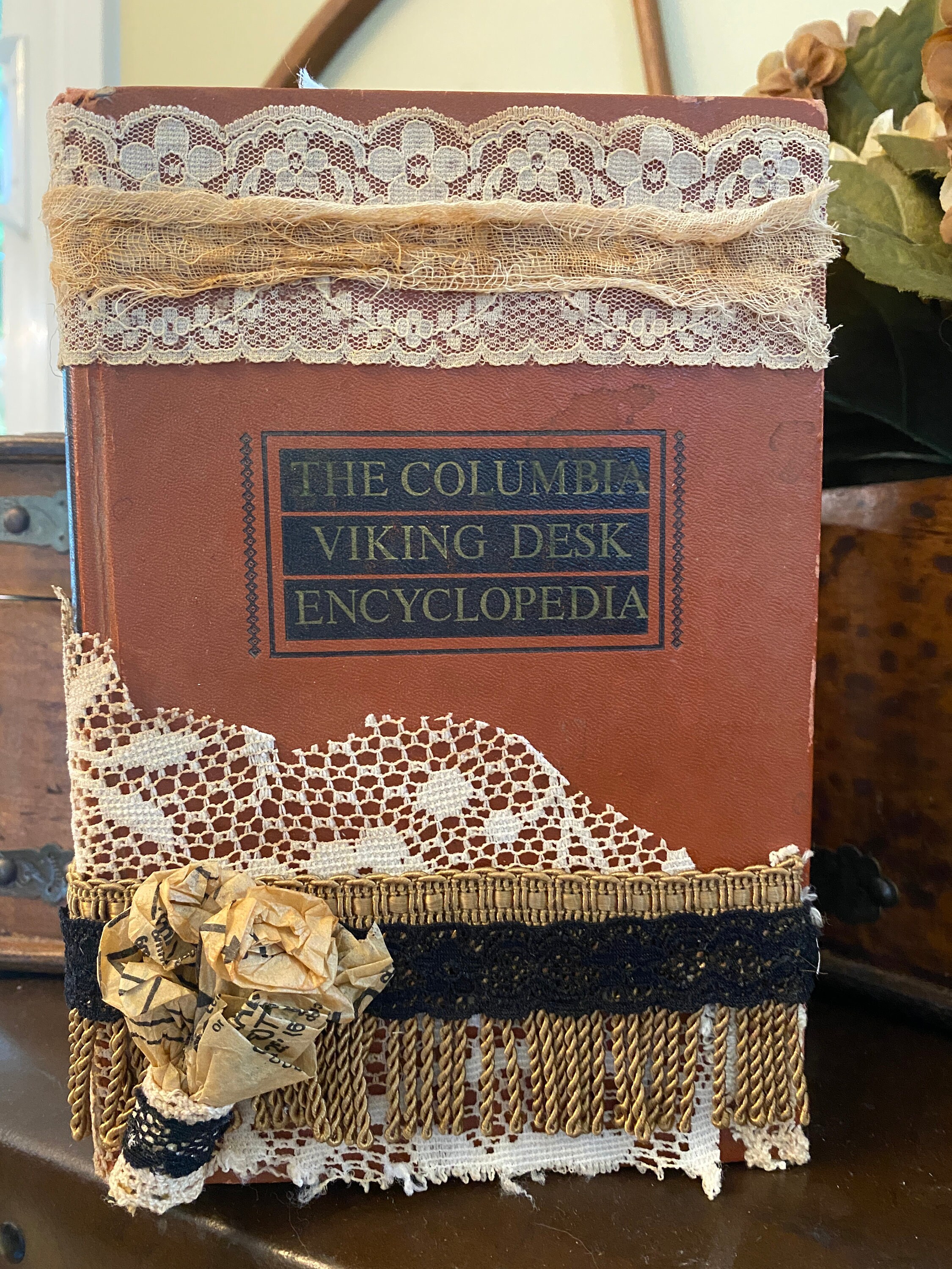 Antique Vintage Handmade Junk Journal Words of Wisdom Free Free Shp in ...