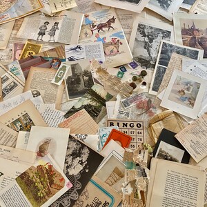 HUGE Ephemera Pack 90pieces All Authentic 1880s 1960s Postcards ...