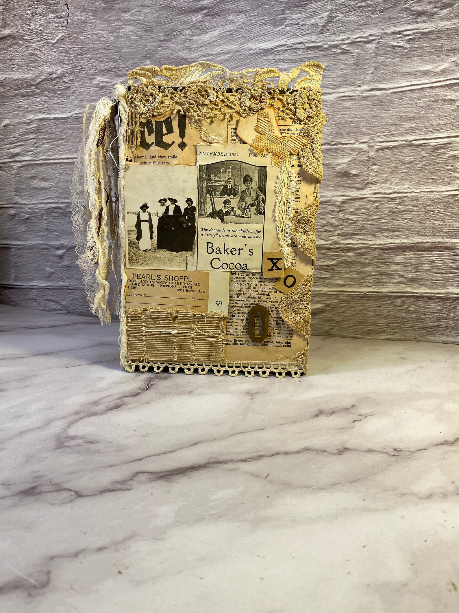 Antique Vintage Junk Journal Handmade Dozens of Inserts-only Authentic ...