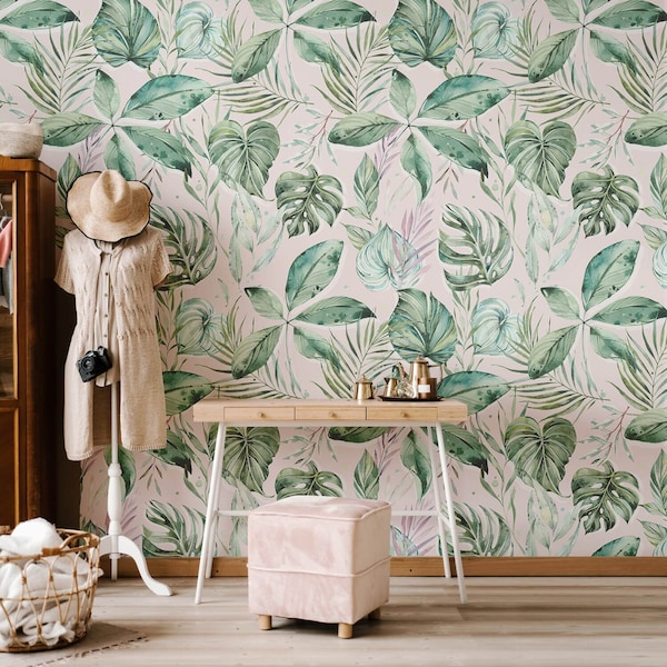 Removable Wallpaper Pink - Etsy