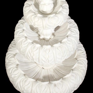 Indian Designed Water Fountain Handmade Handcarved Makrana White Marble ...
