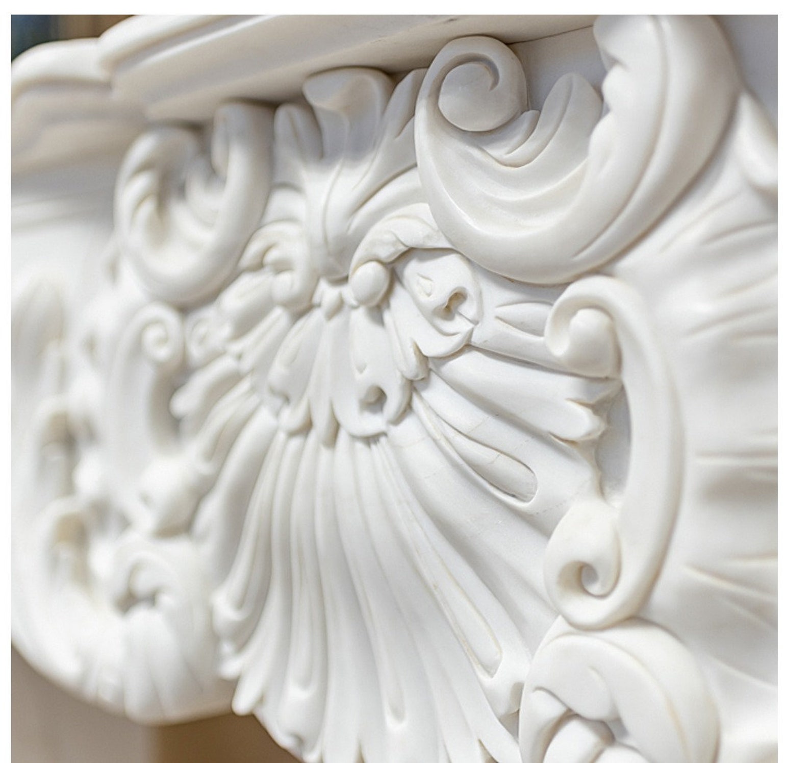 Antique Indian Designed Fireplace Mantel 486612 in Hand Carved Pure ...