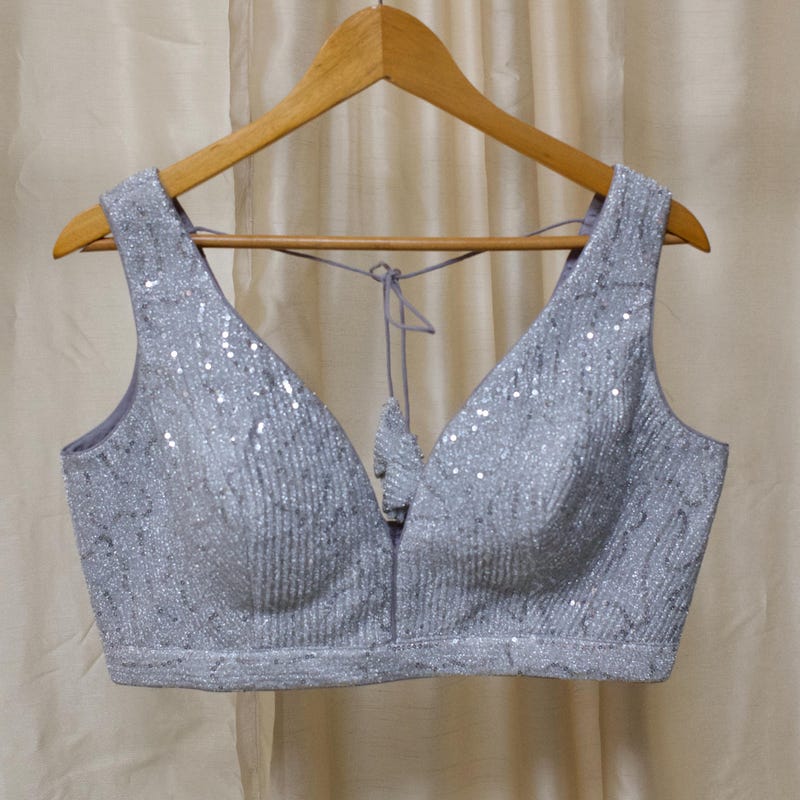 Silver Blouse - Etsy