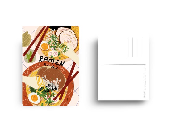 A6 Postcard It's time for Ramen Art & Collectibles Digital Prints etna ...
