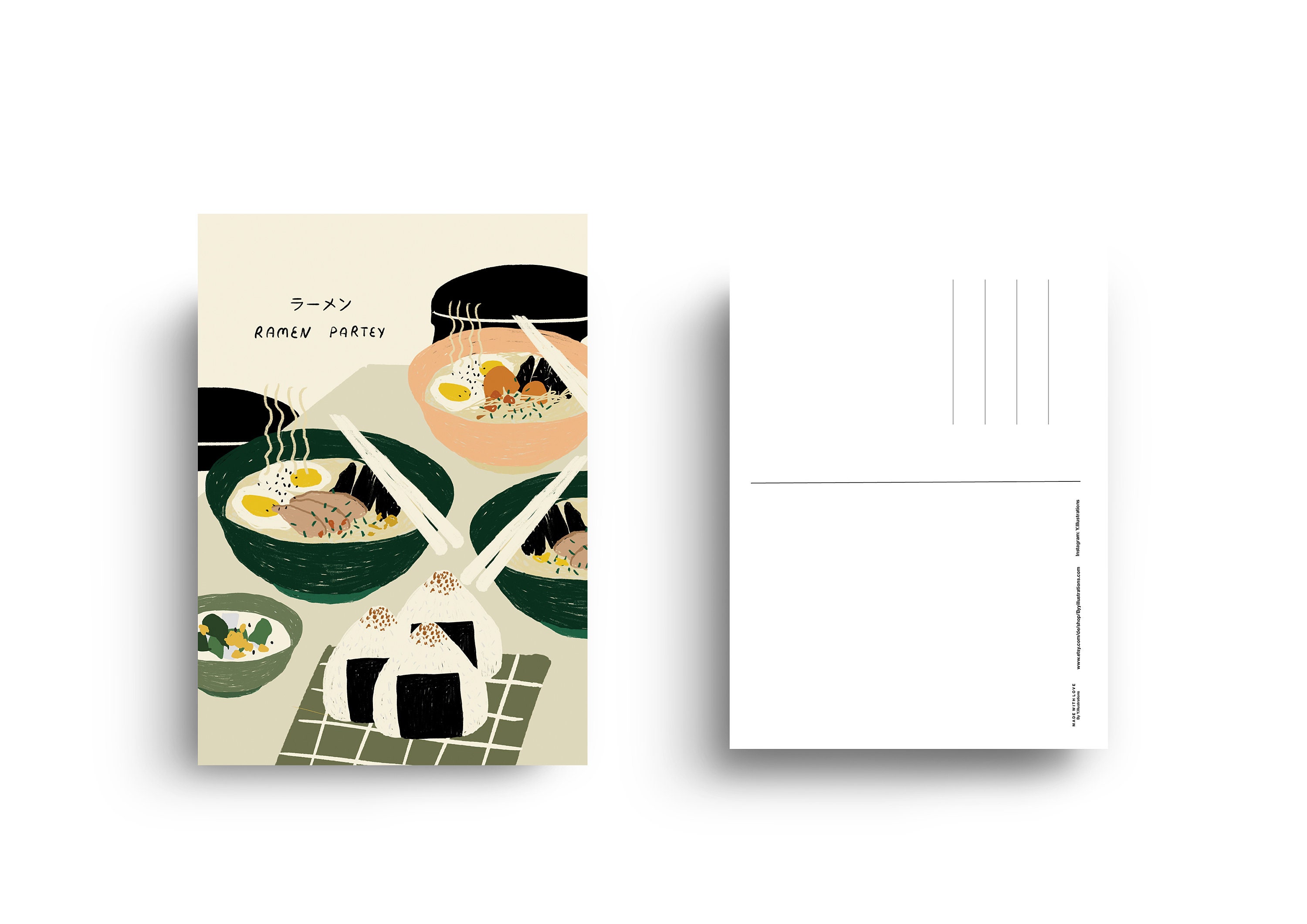 A6 Postcard It's time for Ramen Art & Collectibles Digital Prints etna ...