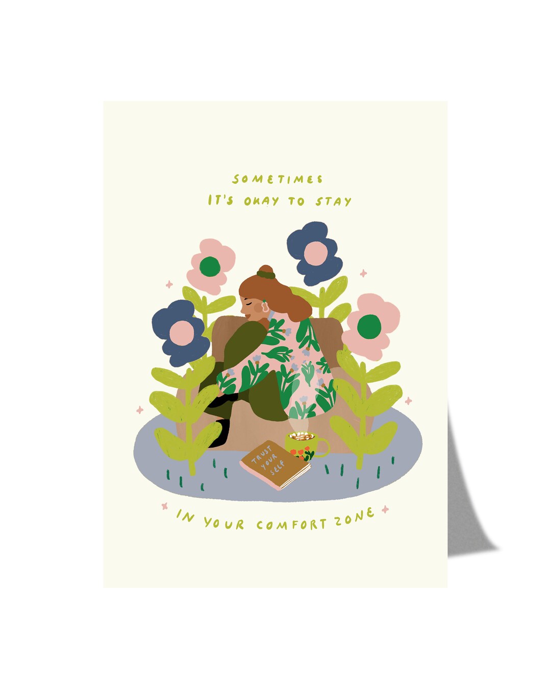 It's Okay to Stay in Your Comfort Zone - Postcard A6 - Etsy