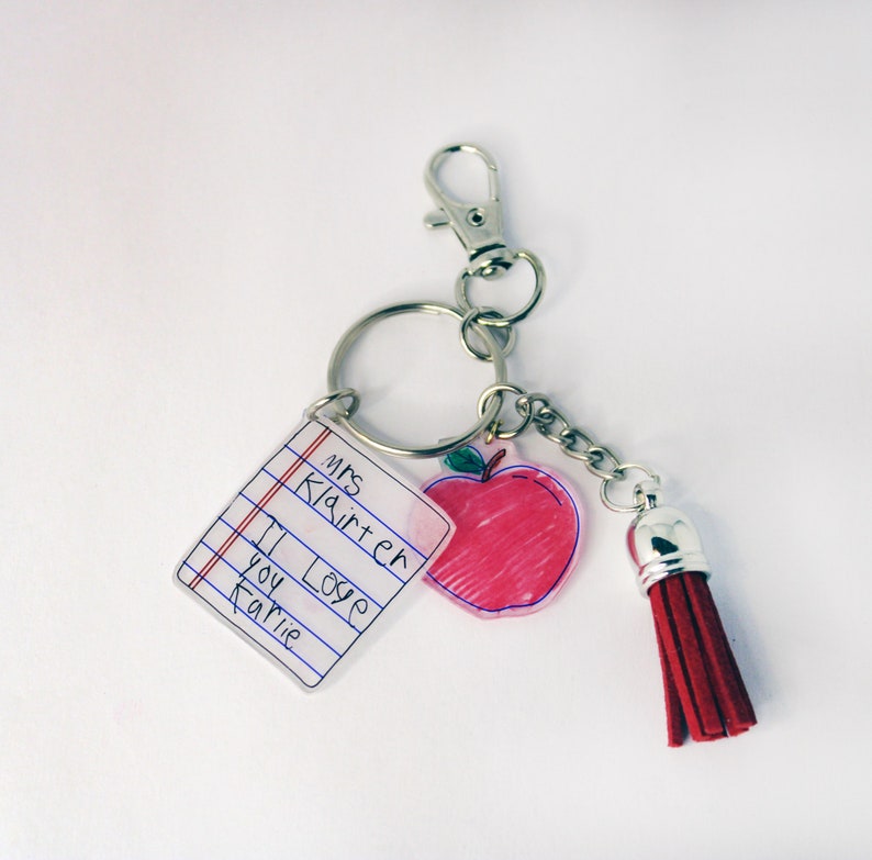 DIY Kit - Shrink Keychain for Teacher, Parents, Grandparents! - Etsy