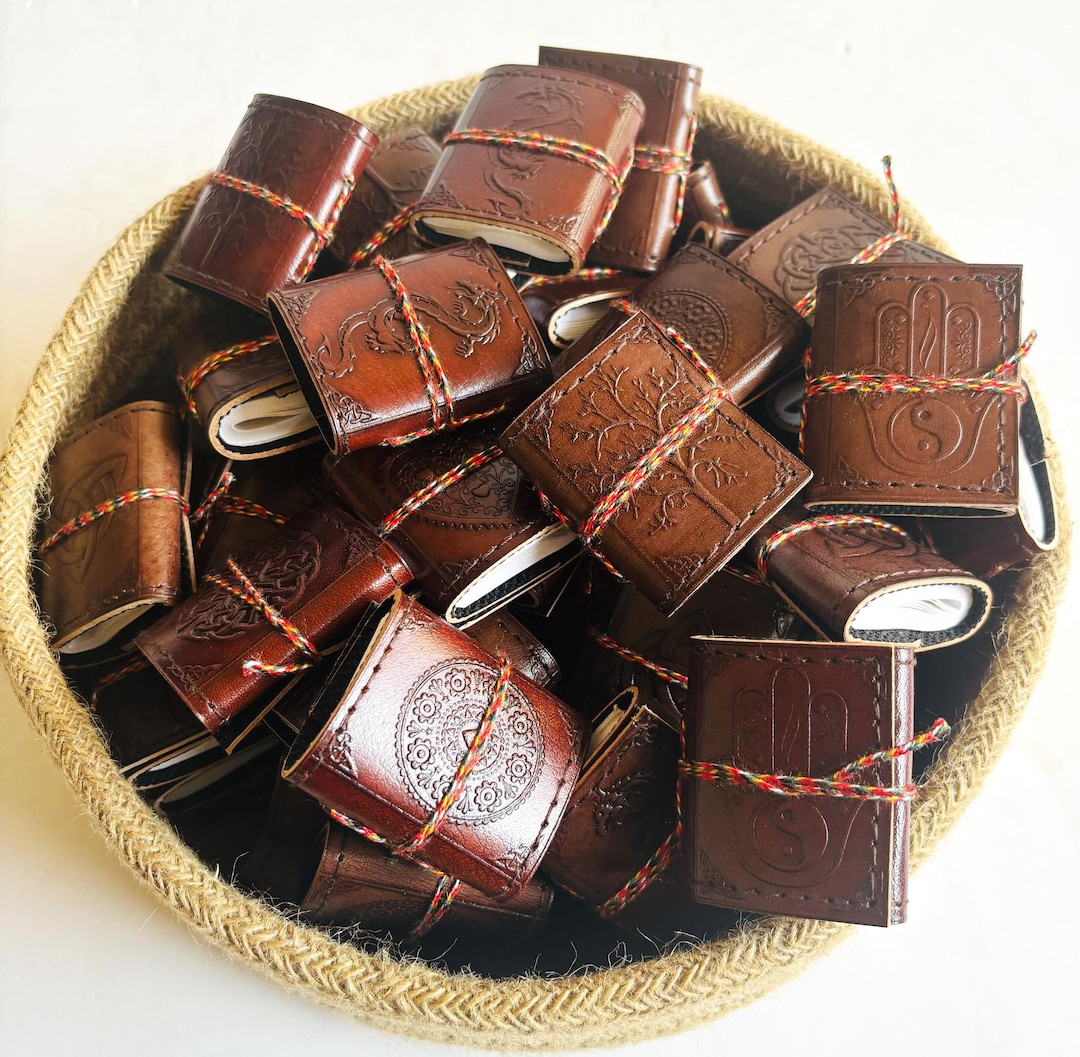 Smallest Miniature Leather Journal, Pack of 50 - Etsy