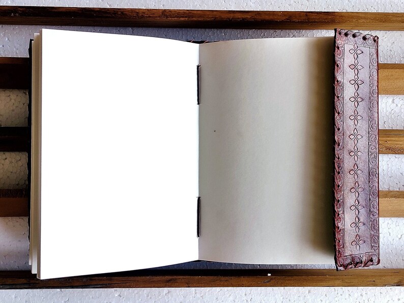 Pack of 2 Large Leather Journals Tree Embossed Journal With - Etsy