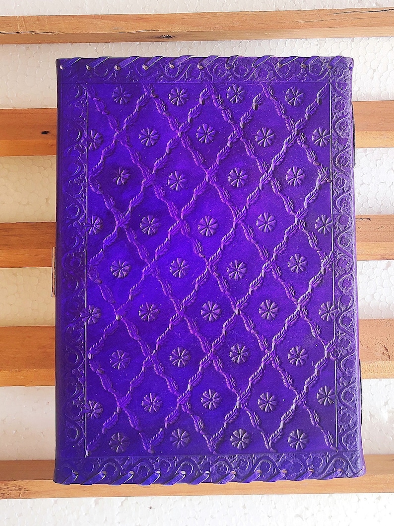 600 Pages Leather Journal Spell Book Journal Embossed - Etsy