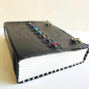 13x10 Leather Journal With 600 Page, XXL Journal, Thick Grimoire Spell ...