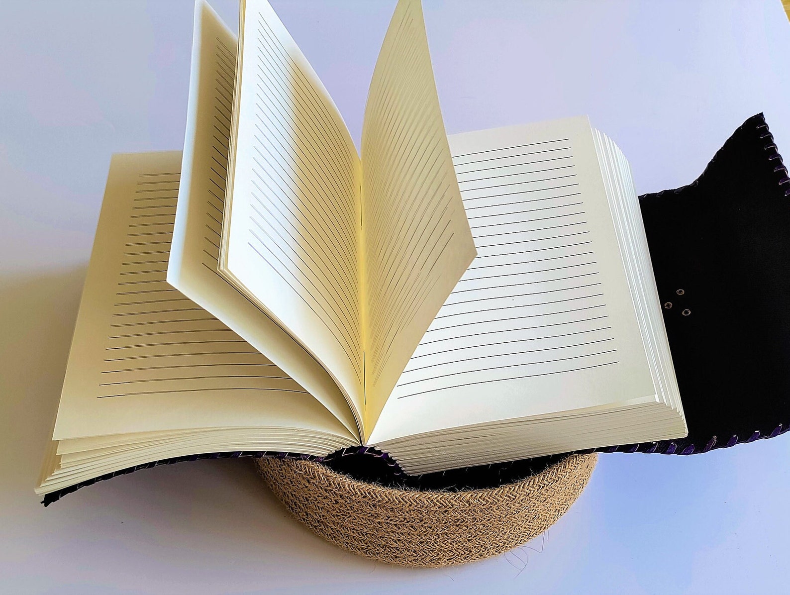 1000 Page Leather Journal, Seven Stone Chakra Journal With Lock - Etsy