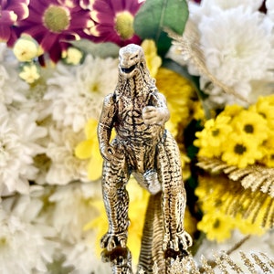 Solid Brass Godzilla, Gojira Lizard, Brass Godzilla, Solid Tabletop ...