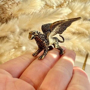 Solid Brass Greek Mythology Celtic Griffin Claw Statue, Metal ...