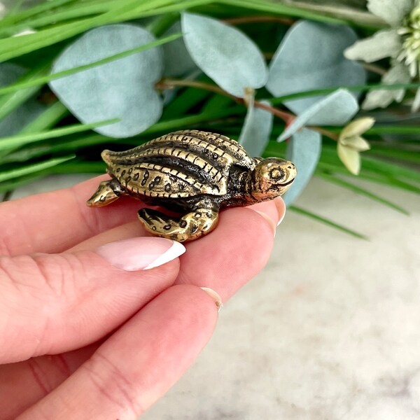 Turtle Figurine - Etsy