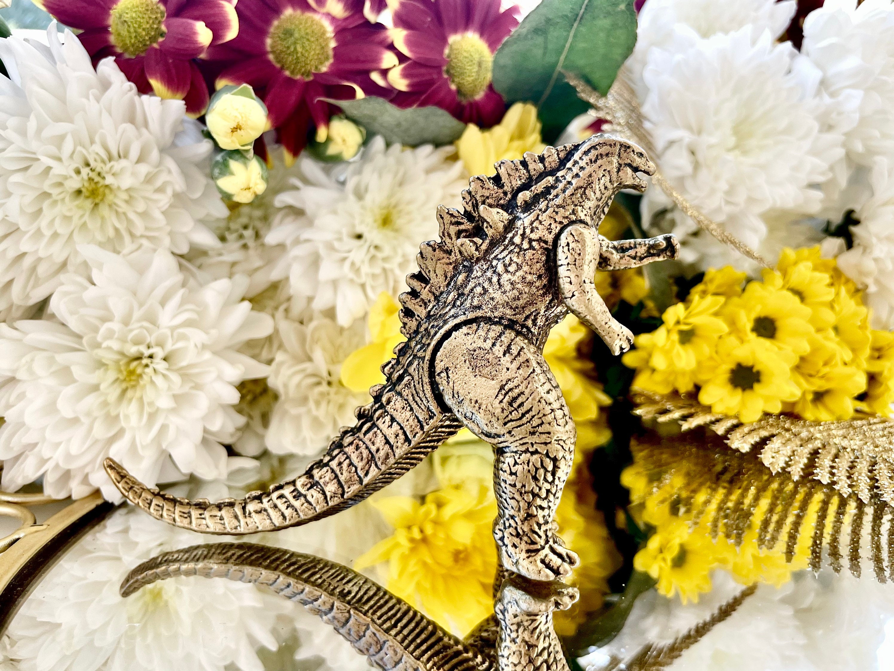 Solid Brass Godzilla Gojira Lizard Brass Godzilla Solid - Etsy Canada