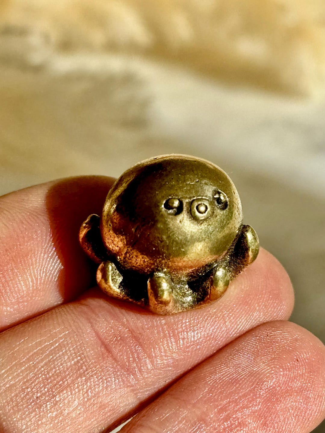 Cute Baby Octopus, Solid Brass Octopus, Calamari Miniature Figurine ...