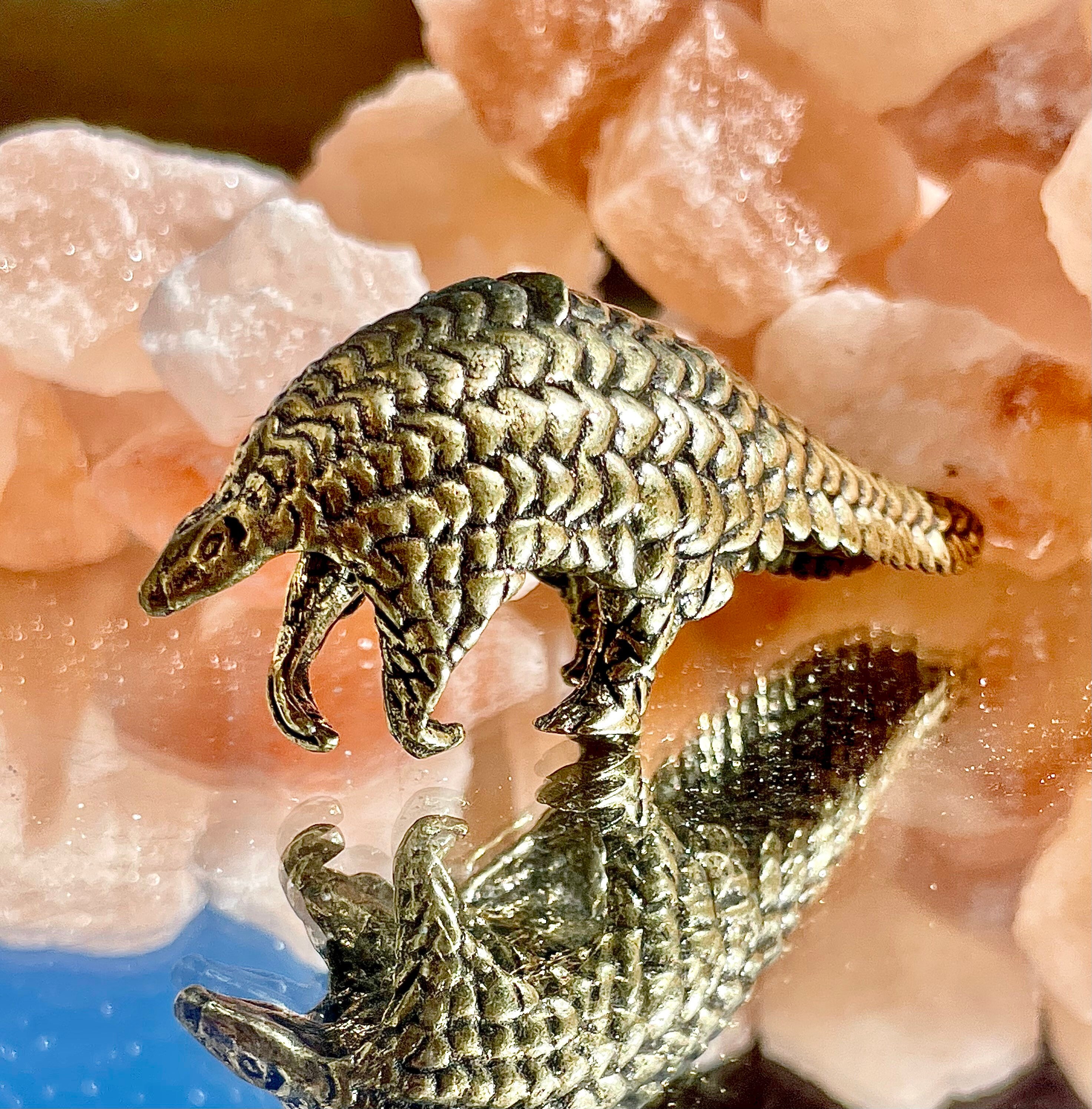 Pangolin Metal Solid Brass Figurine Paperweight Desktop - Etsy